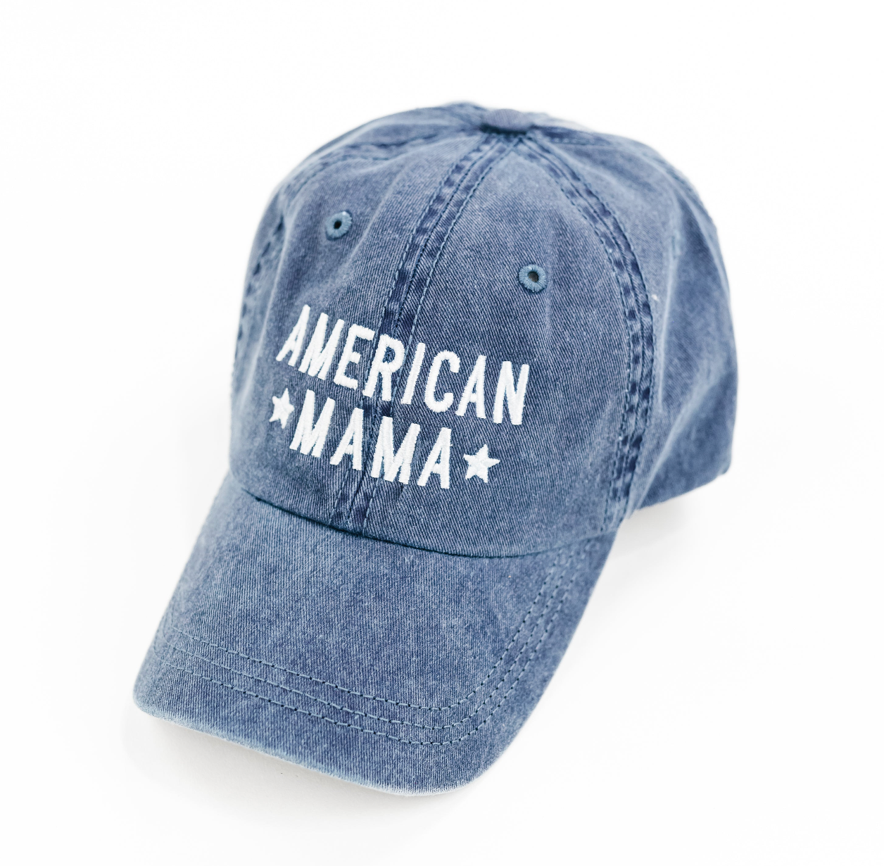 American Mama - Block - Adult Size Baseball Cap – Little Mama Shirt ...