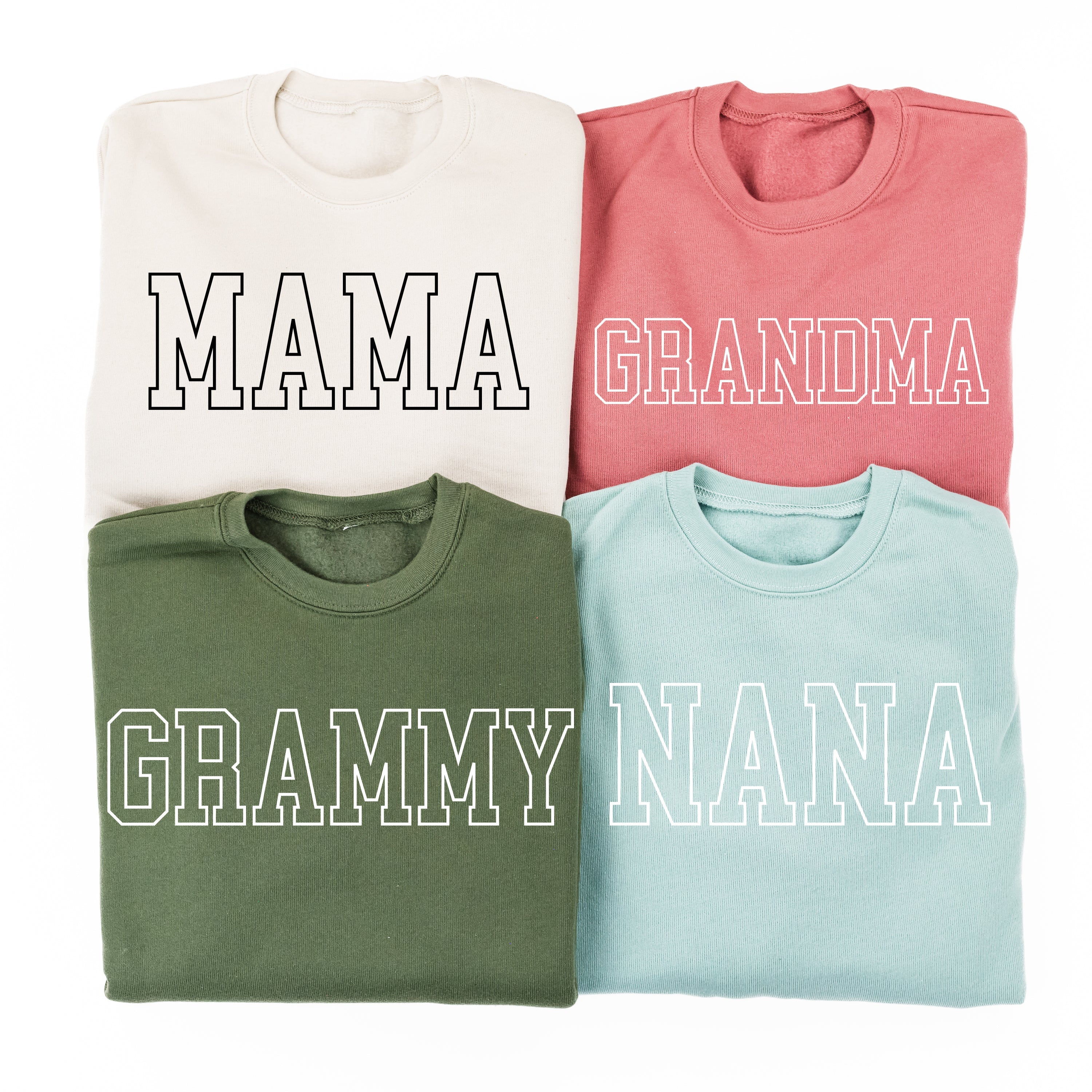 Embroidered SUPER-SOFT Fleece - Outline Name – Little Mama Shirt Shop LLC