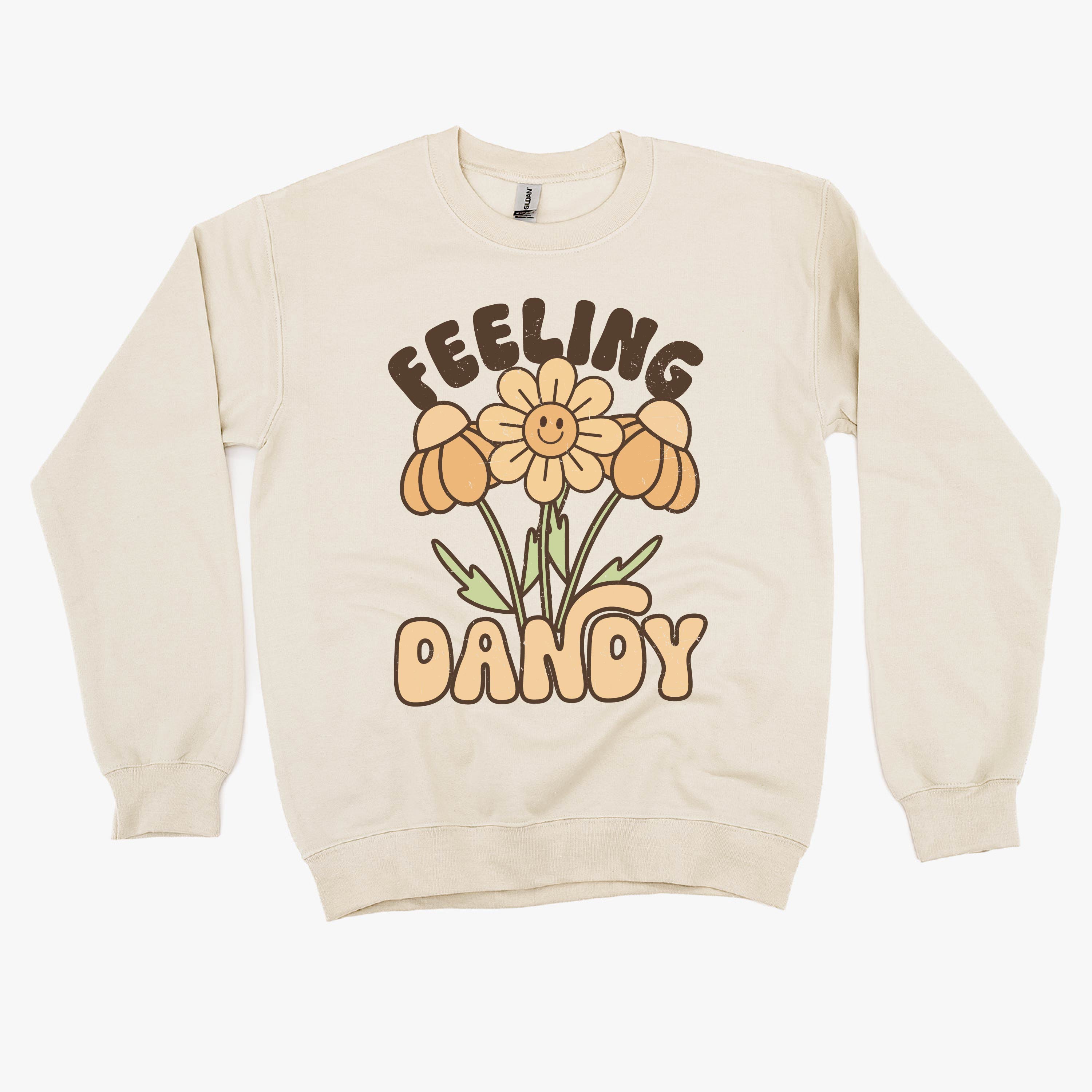 Feeling Dandy - BASIC FLEECE CREWNECK – Little Mama Shirt Shop LLC