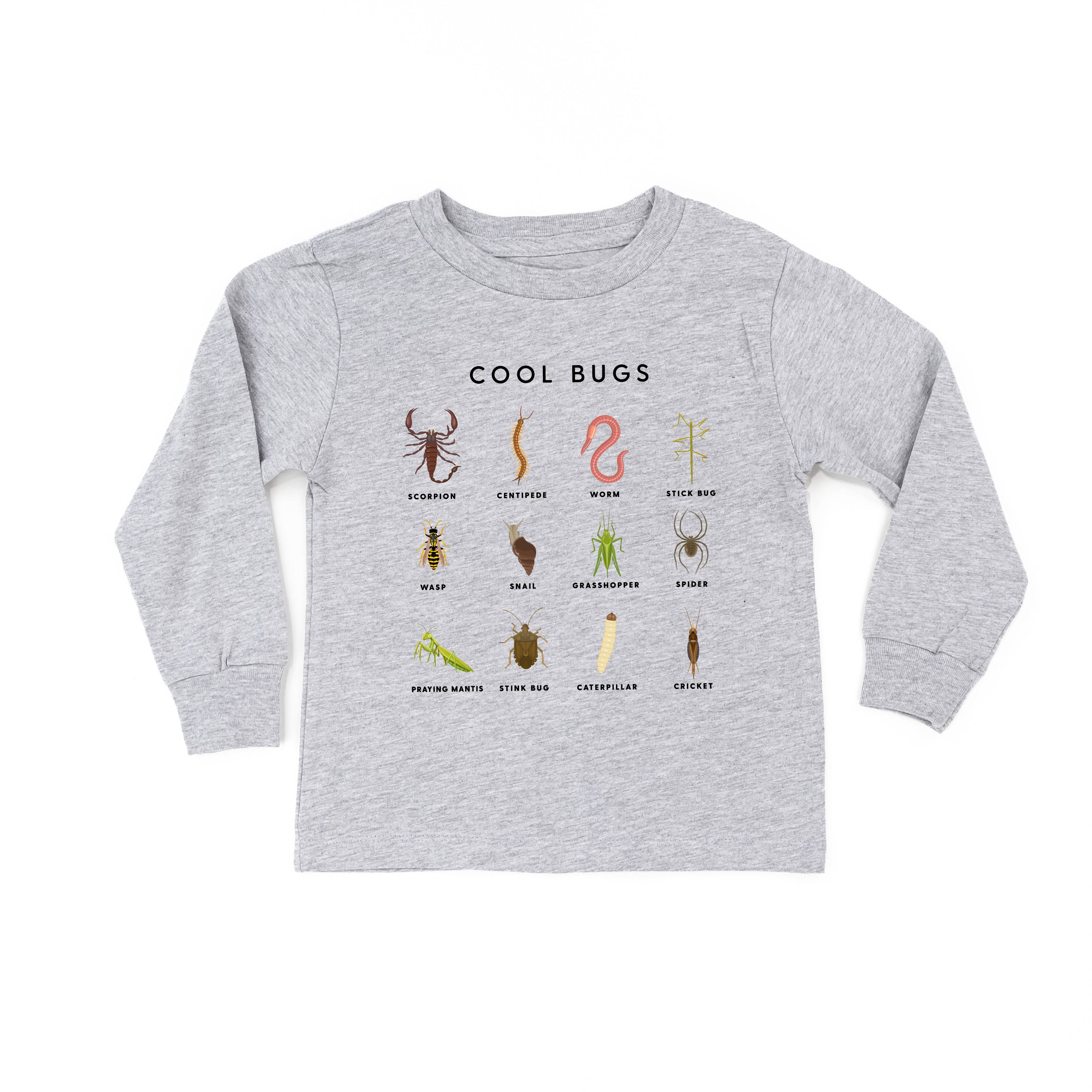 Cool Bugs (Chart) - Long Sleeve Child Shirt – Little Mama Shirt Shop LLC