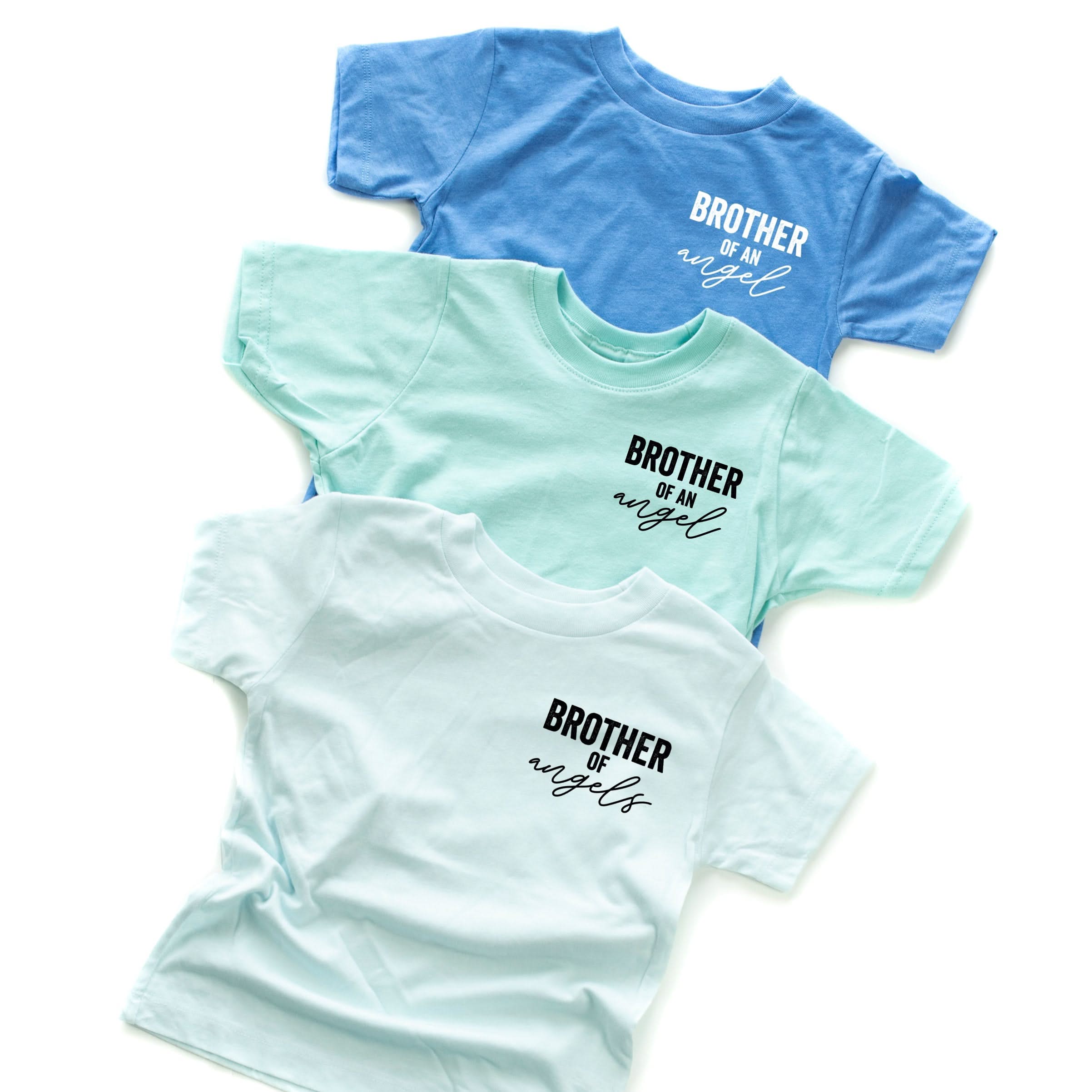 Brother of Angel(s) - Child Tee – Little Mama Shirt Shop LLC